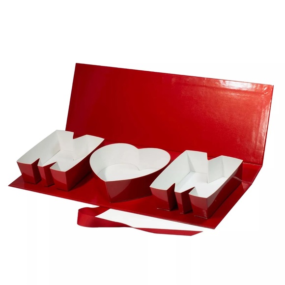 Party Supplies | Mom Letter Shape Empty Flower Box Fillable Souvenir ...